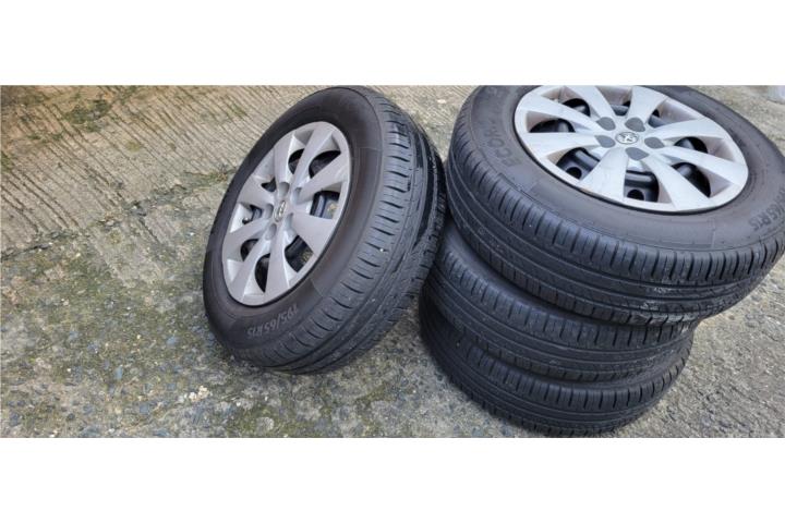 4 aros con gomas nuevas de corolla 2009 Puerto Rico, ClasificadosOnline.com