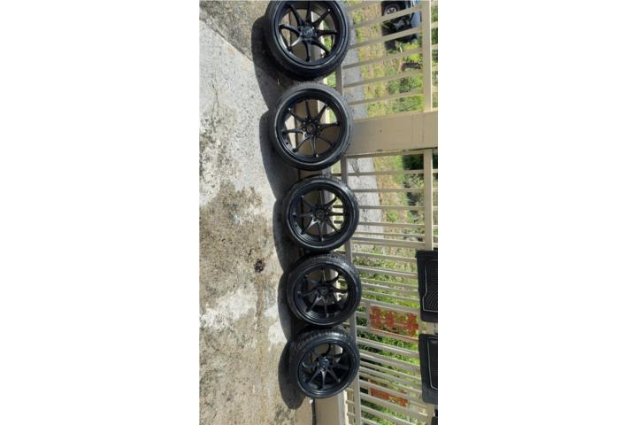 Aros JNC 003 negros, $1,200 nuevos con gomas Puerto Rico ...