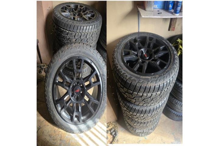Aros TRD 22 con gomas y aros nuevas Puerto Rico, ClasificadosOnline.com