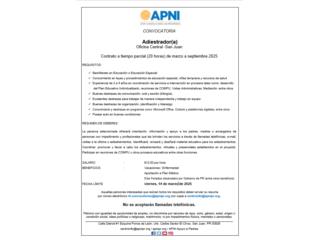 Adiestrador(a) Puerto Rico APNI, Clasificados Empleos Puerto Rico