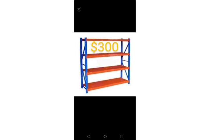 Racks anaquel estante tablillero gondolas Puerto Rico