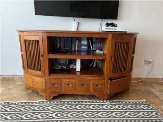 Mueble para TV o sala en madera de teka 100% Puerto Rico