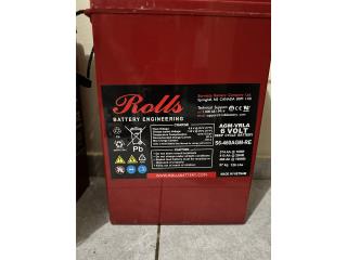 Bateria solar ROLLS 6v AGM Puerto Rico