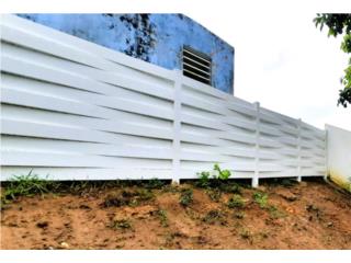 Venta de Verjas PVC (nuevas) y portones Puerto Rico