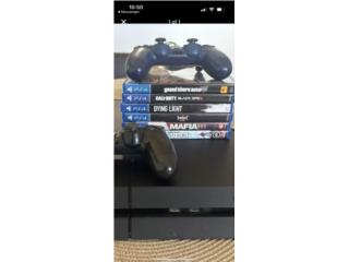 $200 Playstation 4 PS4, 2 Controles, 5 juegos Puerto Rico