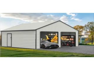 Garaje 25'x33' galvalum estructura Puerto Rico