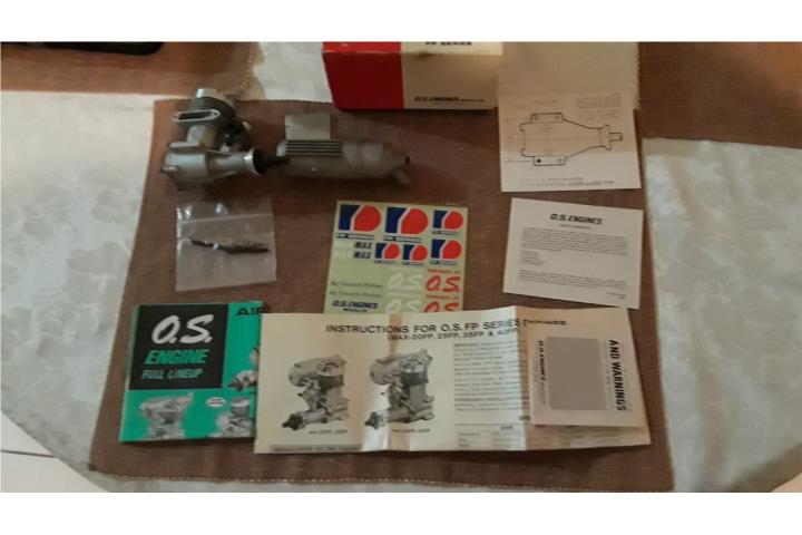 MOTOR R/C OS MAX FP.35 CON MUFFLER NUEVO Puerto Rico