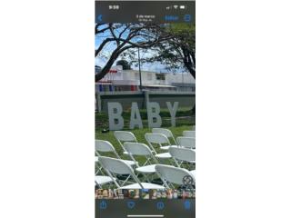 letras BABY en foam Puerto Rico