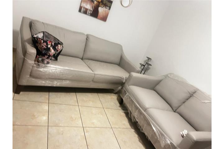 Love seat y Sofa Leather Puerto Rico