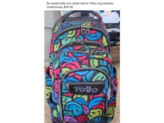 Bulto escolar con ruedas marca Totto Puerto Rico