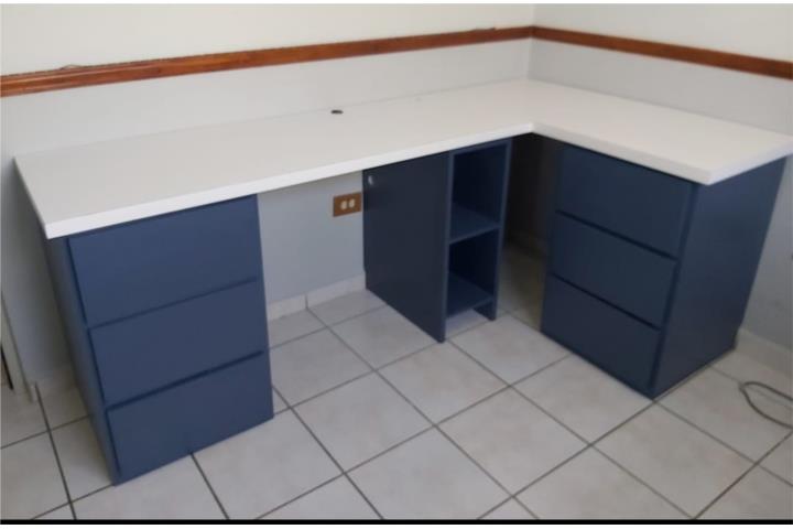 Escritorio en L PVC Puerto Rico