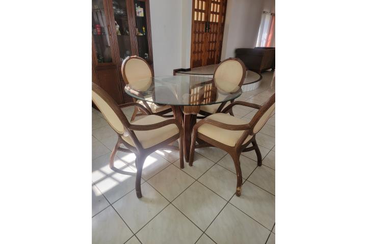 Comedor de 4 sillas Bambu Puerto Rico