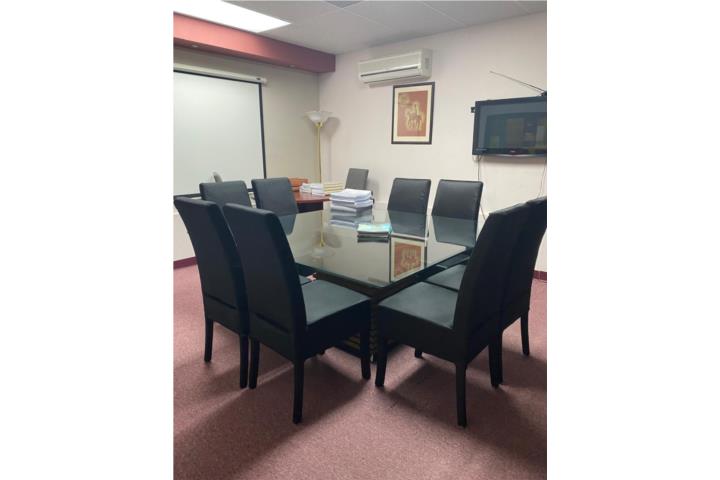 Mesa comedor tope cristal 8 sillas Puerto Rico