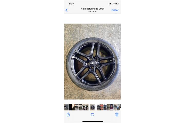 4 AROS 19” NEGROS HYUNDAI Puerto Rico, ClasificadosOnline.com