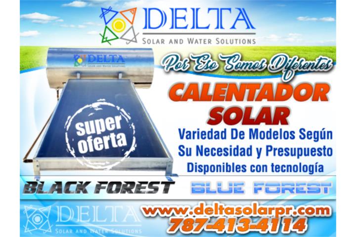 DELTA SOLAR CORP. 787.413.4114 Puerto Rico, Calentadores Solares