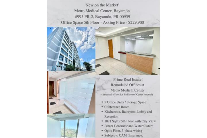 Metro Medical Center Puerto Rico, Venta Bienes Raíces Bayamón Puerto ...