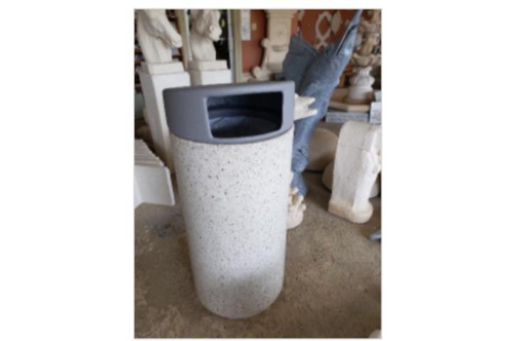 Zafacón en concreto pulido y sellado Puerto Rico