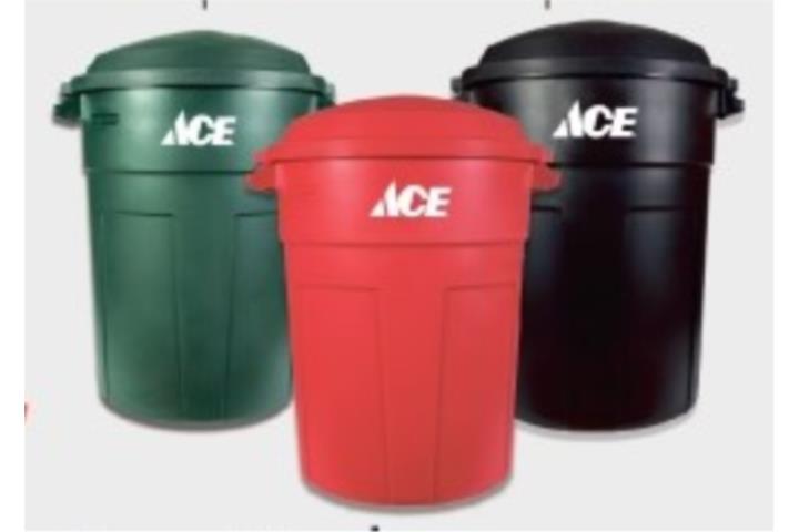 Zafacón con tapa 32 gal Puerto Rico