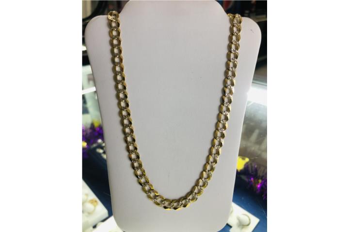 Cadena curb oro 10k Puerto Rico