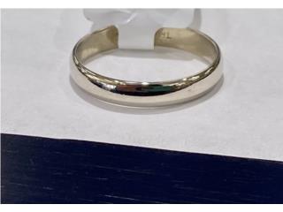 Aro oro blanco 14kwg Puerto Rico