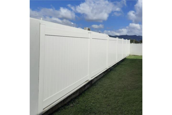 Verjas y portones PVC a la medida Puerto Rico