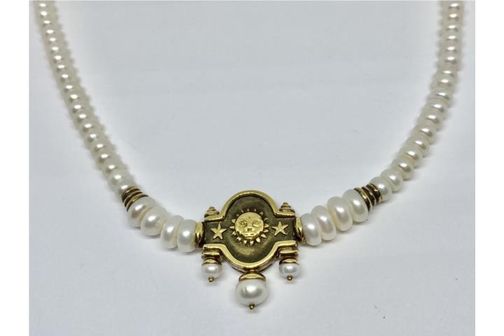 COLLAR PERLAS DENOIR 14KT Puerto Rico