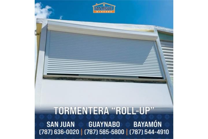 Tormenteras Roll-Up Súper Resistentes Puerto Rico