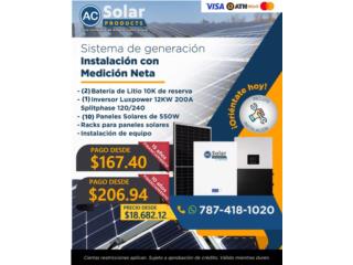 Sistema de generacion Intalacion y Med. Neta Puerto Rico