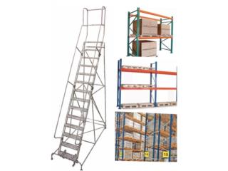 ESCALERAS CORREDIZAS Y RACKS DE ALMACENES Puerto Rico